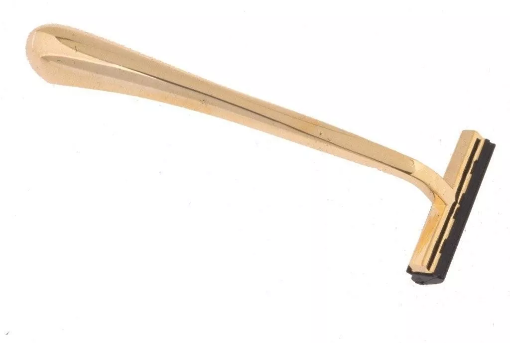Double Track Gold Tone Razor - Holds Trac II Blades! - Walmart.com