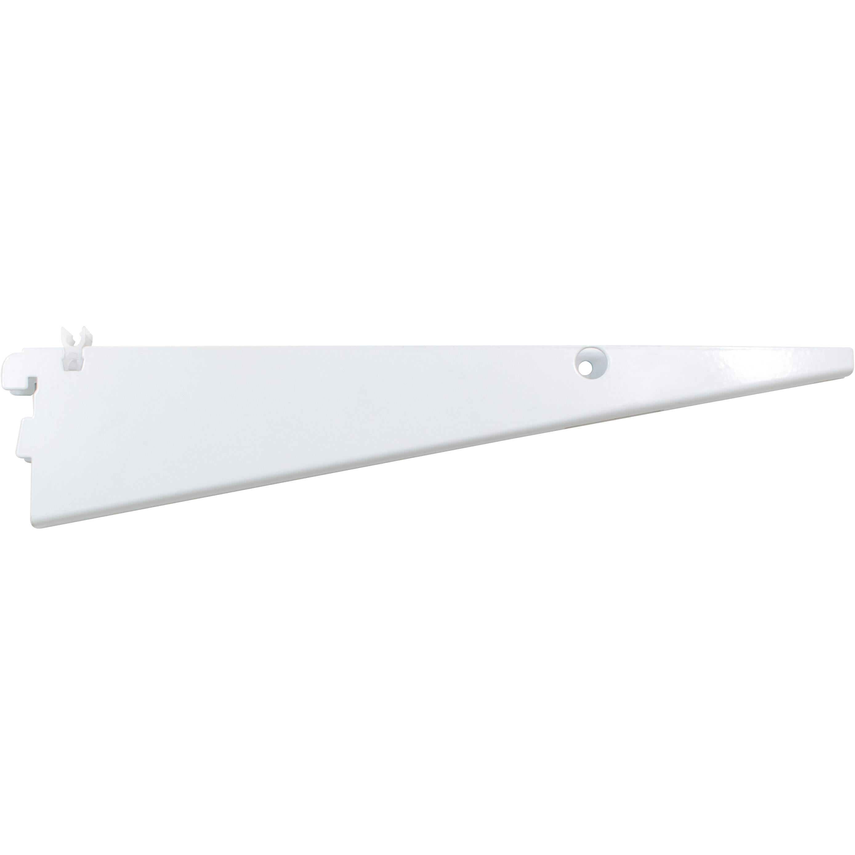 Double Track Shelf Bracket for Wire Shelf, 12 Inches, White by Stone ...