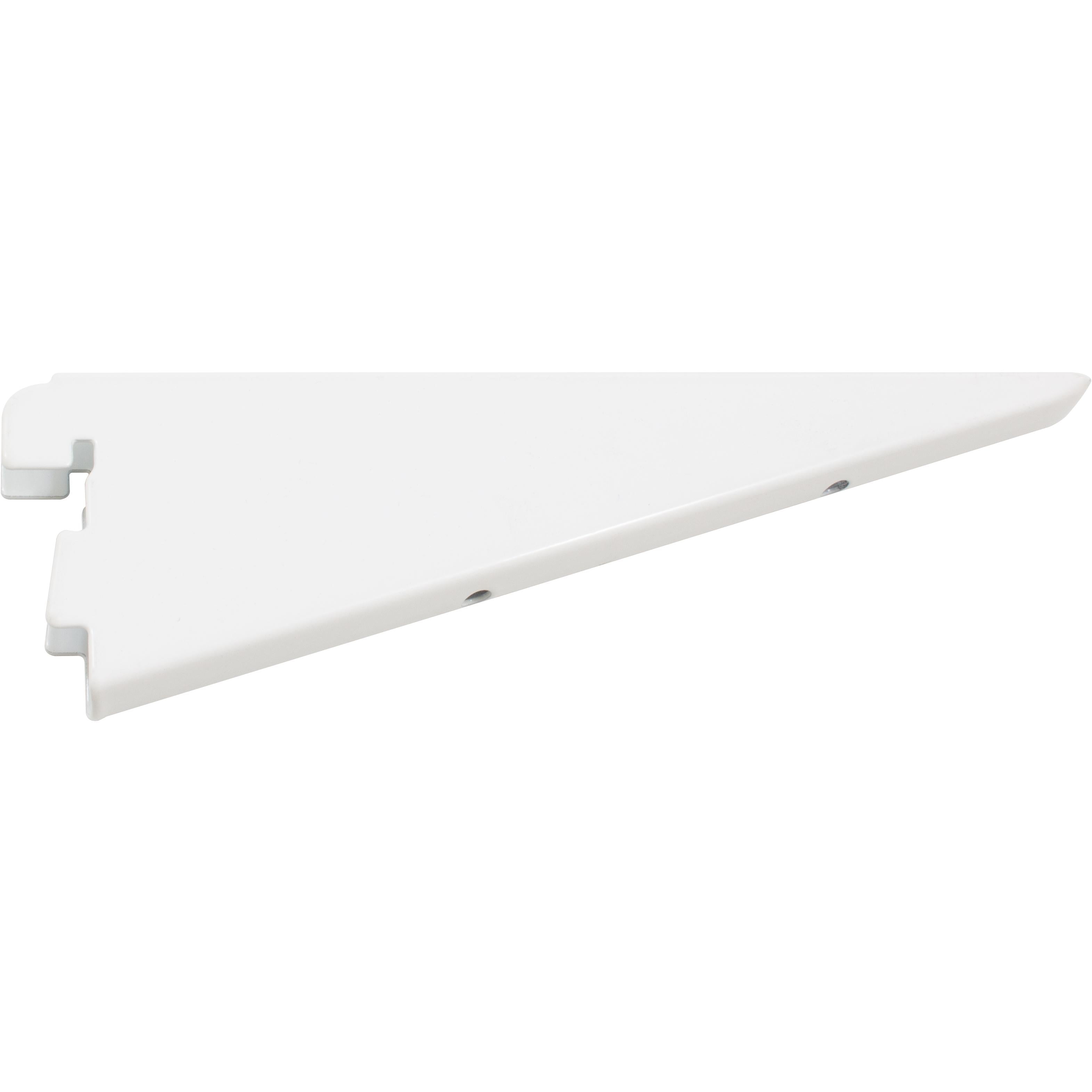 Double Track Shelf Bracket for Wood Shelf, 7 Inches, White by Stone ...
