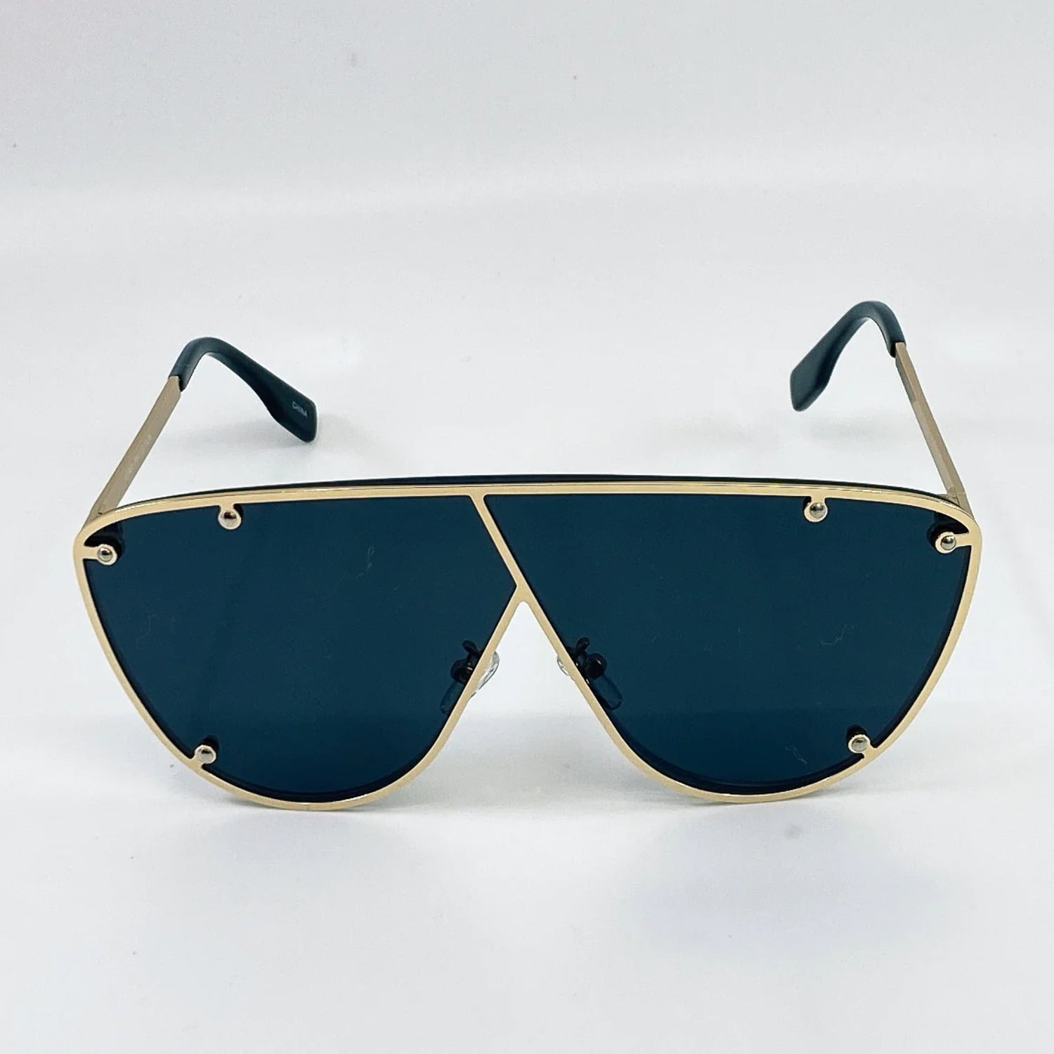 Double Trouble Shield Aviator Sunglasses - Walmart.com