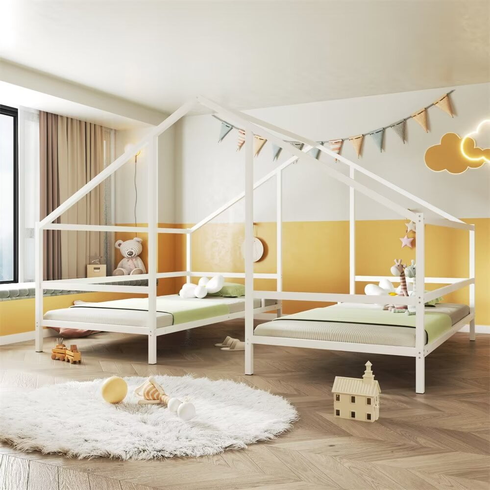 Double house bed frame store
