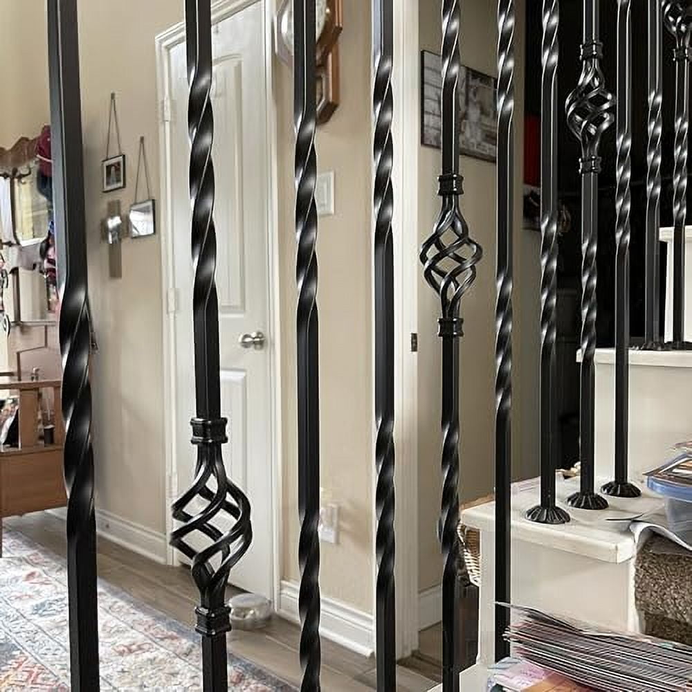 Double Twist 1/2" (Contractor Pack of 10) Square Metal Balusters ...