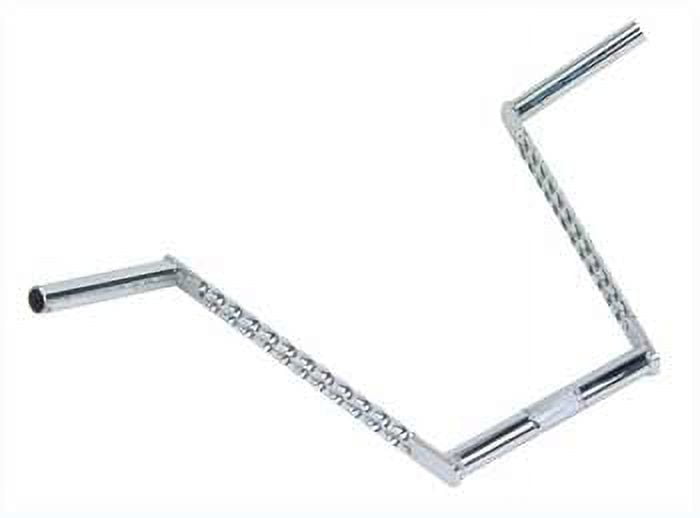 Double Twisted Handlebar 12" 25.4mm Chrome. Bike handle bar, bicycle ...