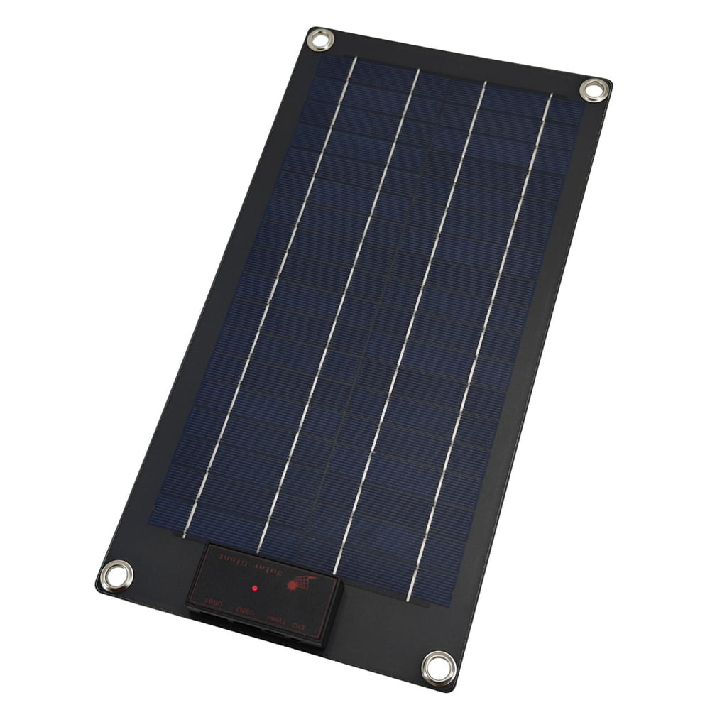 Double USB 10W Solar Charging Pad Solar Charger for Fishing and Picnics ...