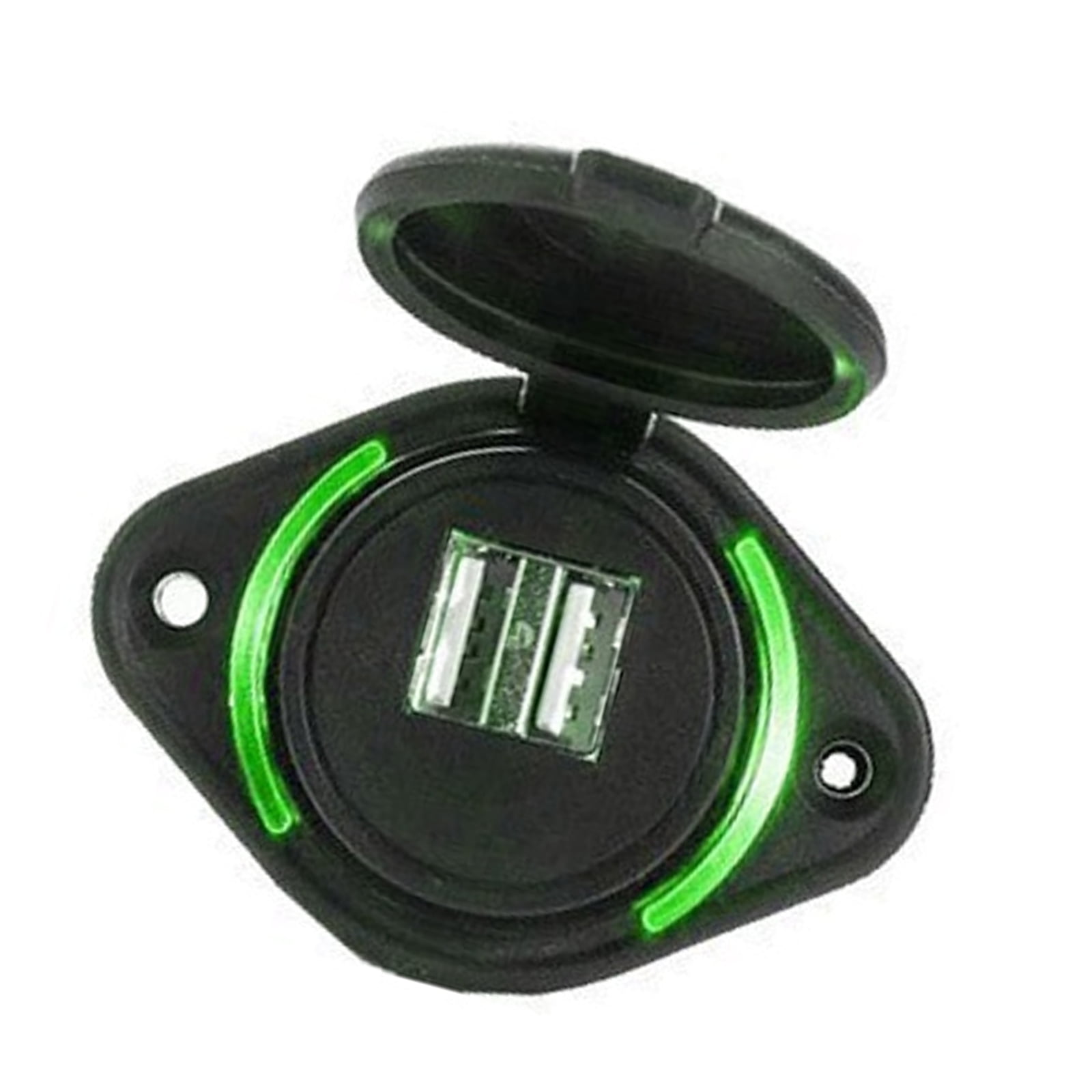 Double USB Car Chargers 12V 24V 3.1A Fast Charging Adapter with ...