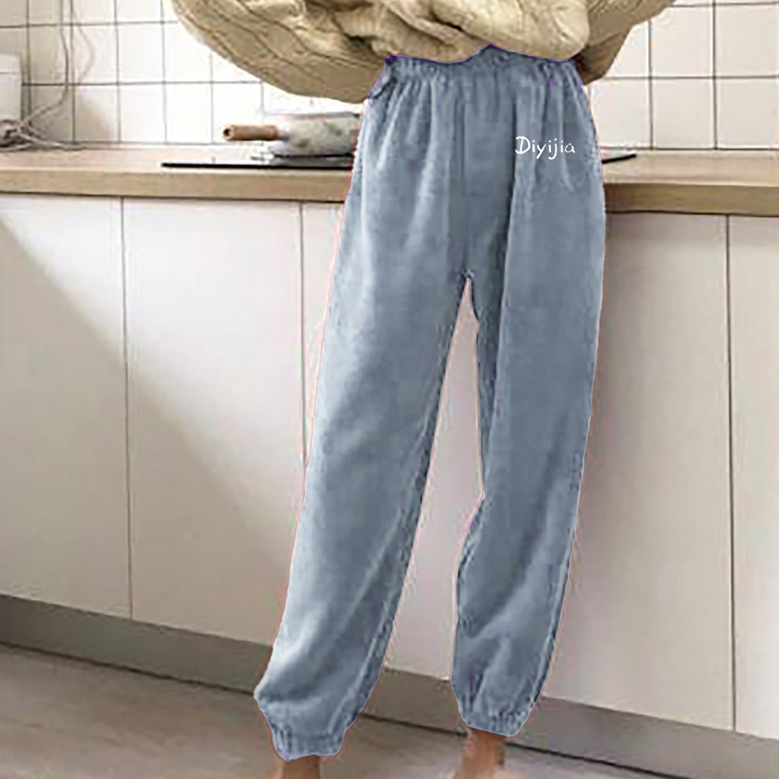 Double Velvet Warm Pants Spring and Winter Warm Coral Velvet Casual ...