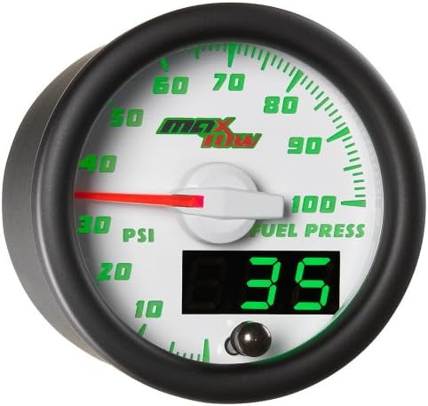 Double Vision 100 PSI Fuel Pressure Gauge Kit - Includes Electronic ...