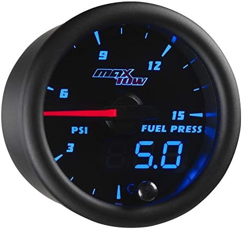 Double Vision 15 PSI Fuel Pressure Gauge Kit - Includes Electronic ...
