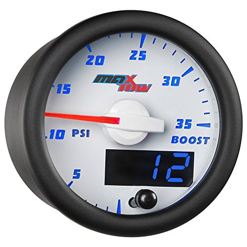 Double Vision 35 PSI Turbo Boost Gauge Kit - Includes Electronic ...