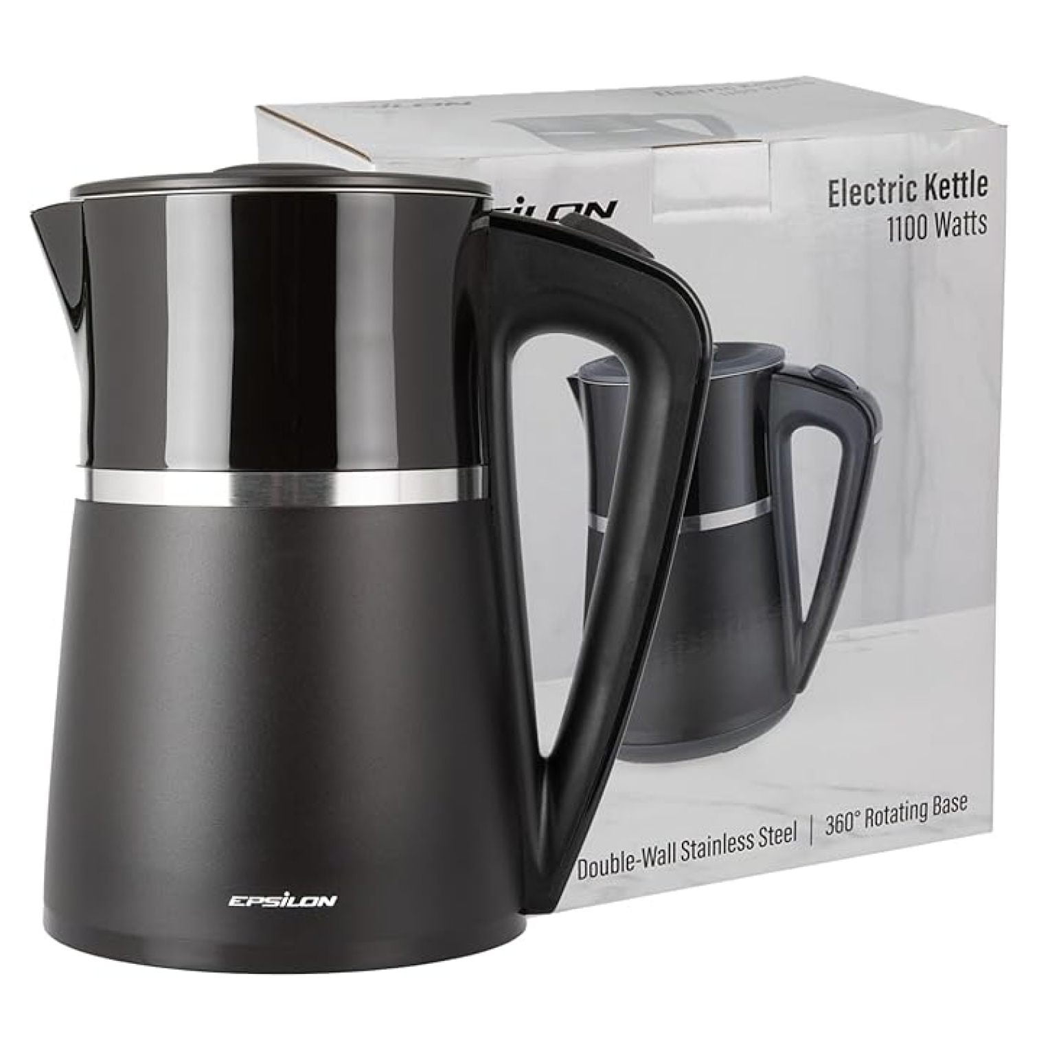 Double Wall Electric Kettle 1500W – 1.7L Hot Water Tea Kettle & Hot ...