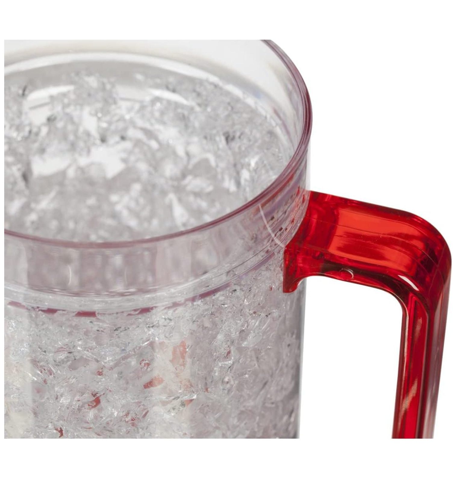 Double Wall Gel Freezer Mug - Set of 4 - Red, Orange, Blue, Green ...