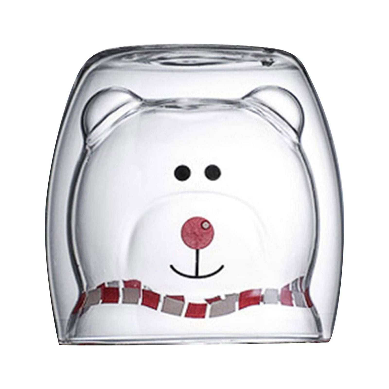 Double Wall Insulated Cartoon Themed Glass Mug For Hot Milk And Coffee ...