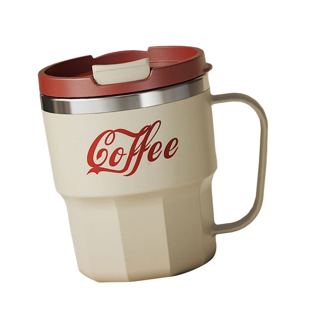 Double Wall Insulated Stainless Steel Coffee Cup Keep Beverages Warm ...