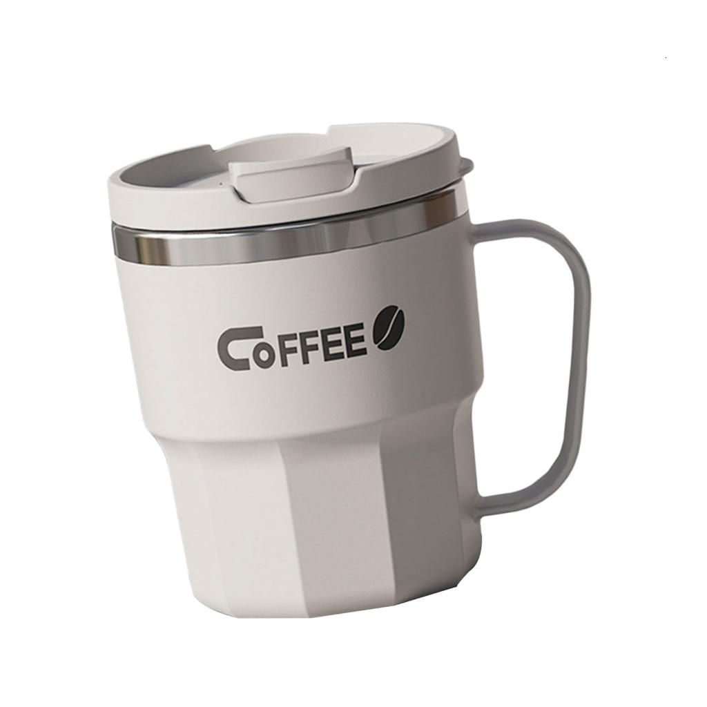 Double Wall Insulated Stainless Steel Coffee Cup Keep Beverages Warm ...