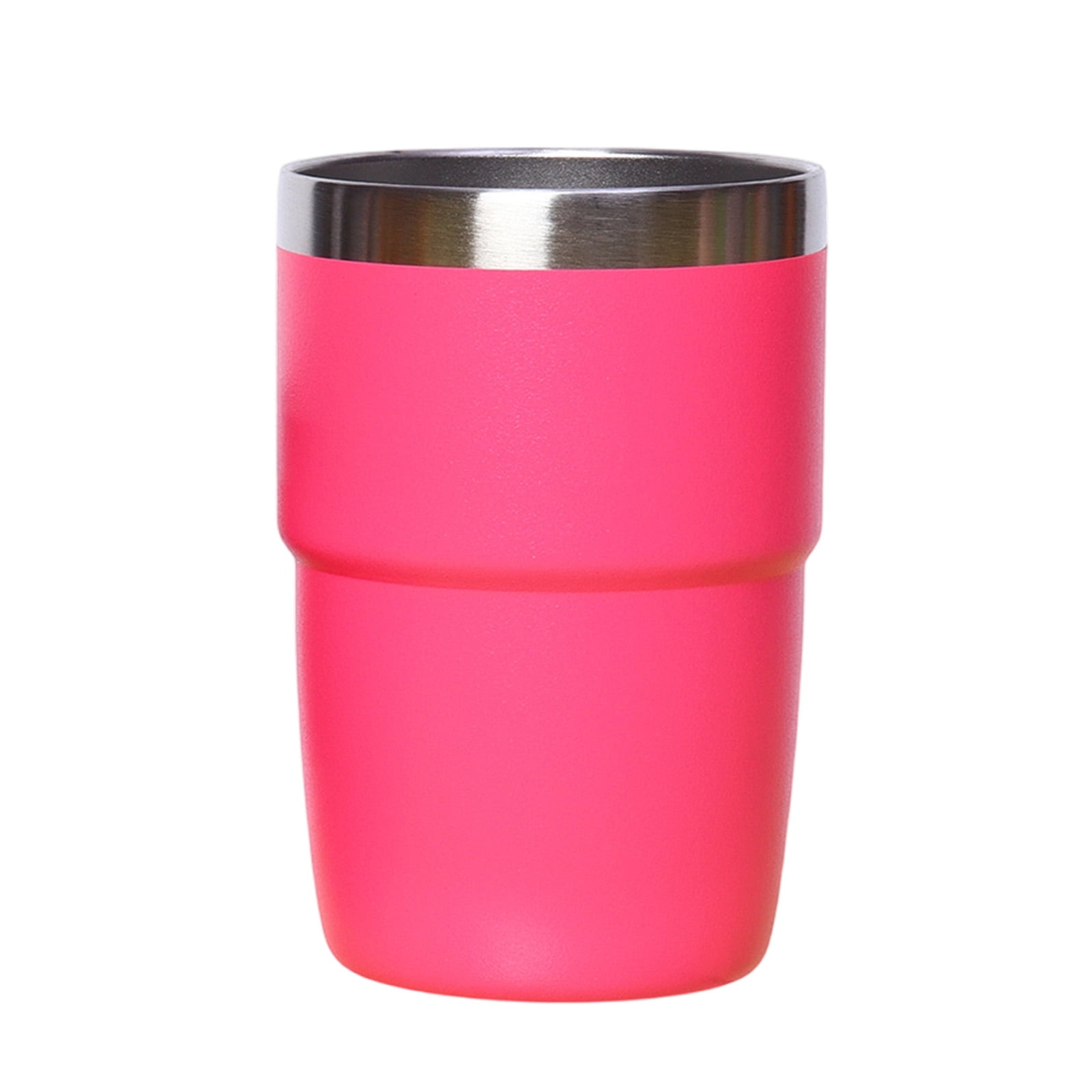 Double-Wall Stainless Steel Insulated Coffee Cup with Lid, Portable ...