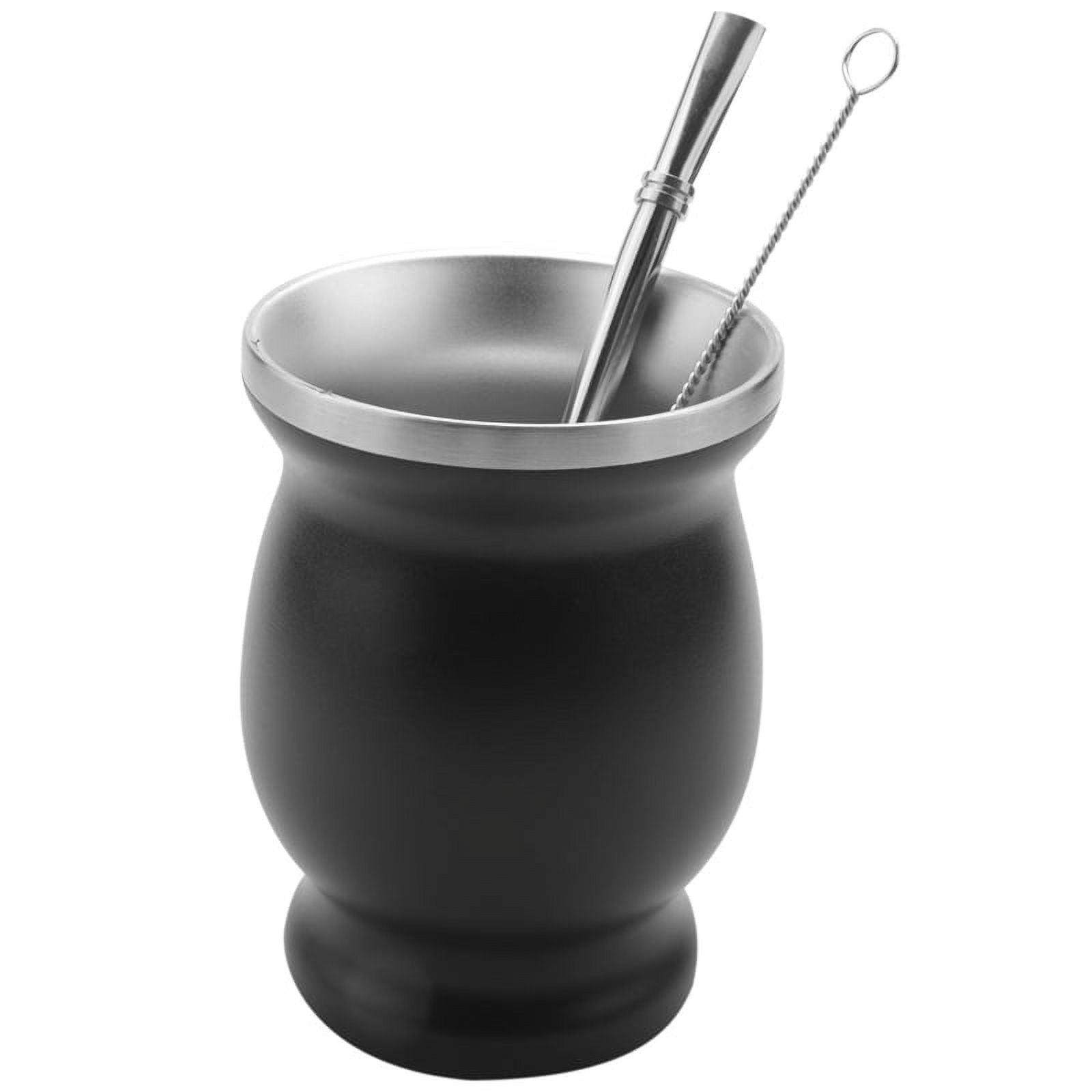 Double-Wall Stainless Yerba Gourd Mate Tea Set Coffee Water Mate Tea ...
