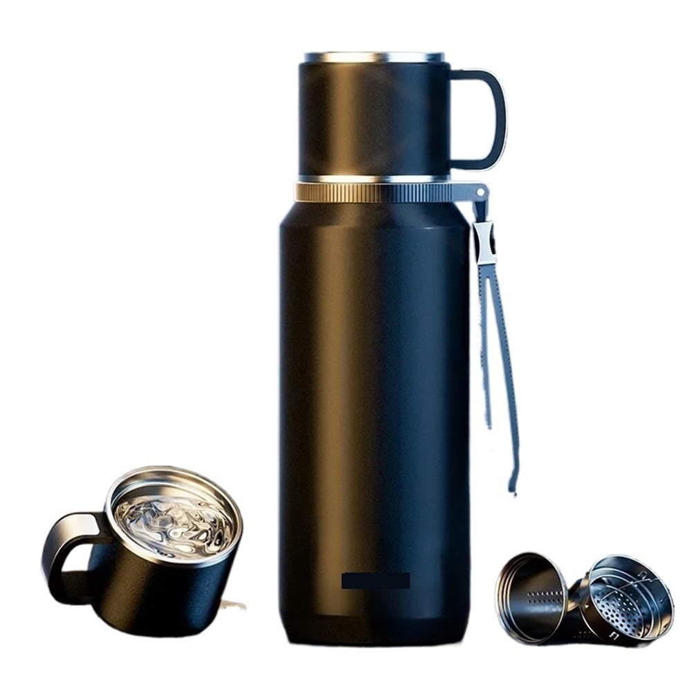 Double Wall Vacuum Flasks Stainless Steel Thermos Bottle for Tea and ...