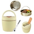 Double Wall Vacuum Insulated Food Jar 50.7oz/1.5L Stainless Steel Wide ...