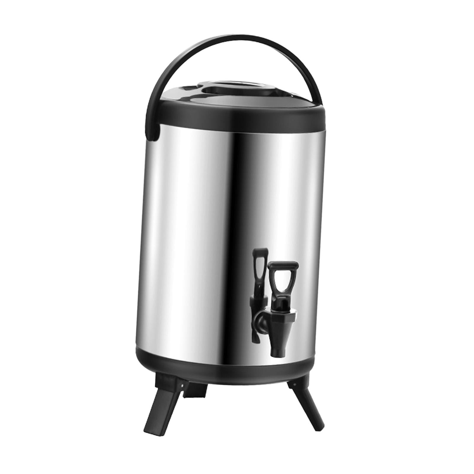Double Walled Beverage Dispenser, Stainless Steel Insulated Barrel ...