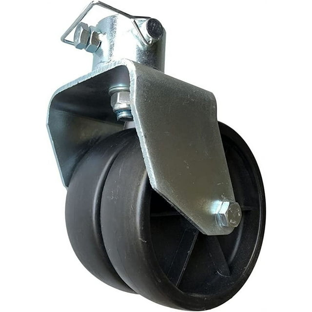Double Wheel Trailer Jack Caster with Pin (2500 Pound Rated) - Walmart.com