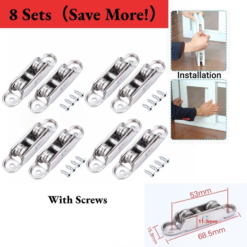 Double Wheel Window Pulley – Stainless Steel Sliding Door Roller ...