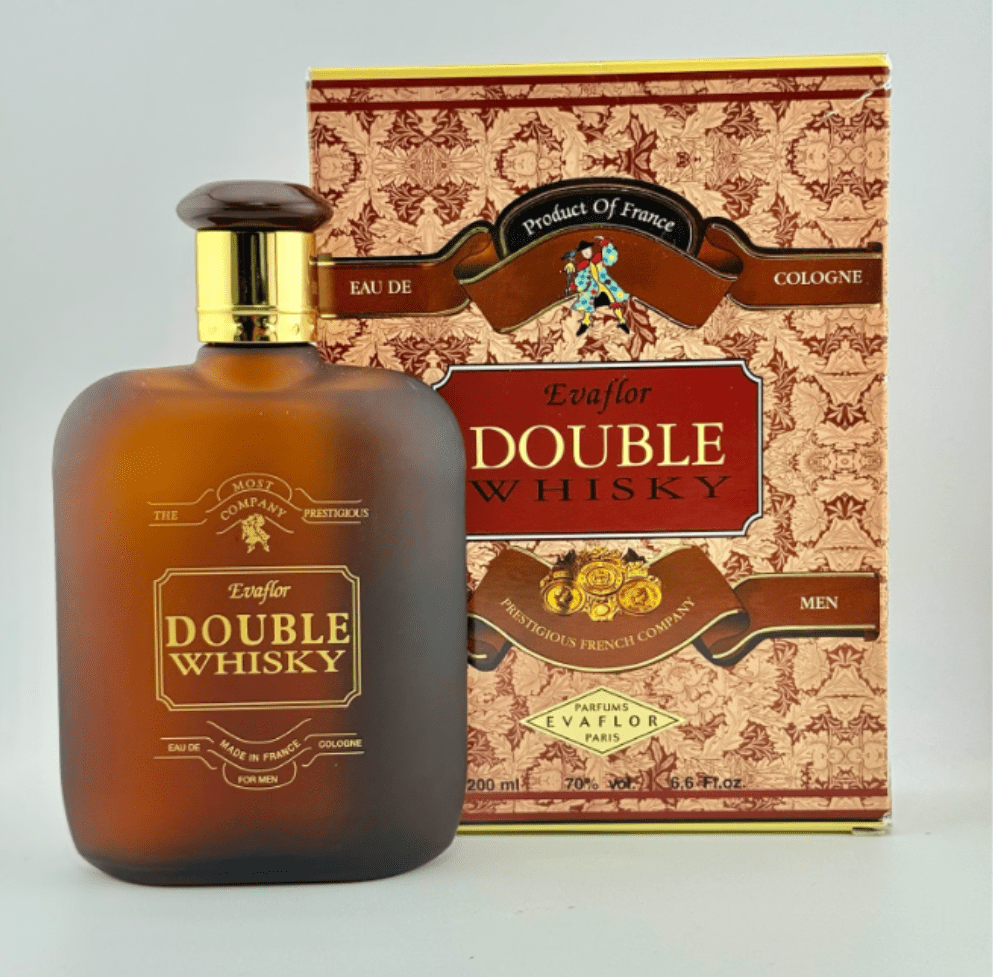 Double Whisky by Evaflor for men 6.6 fl.oz / 200 ml Eau de Cologne ...