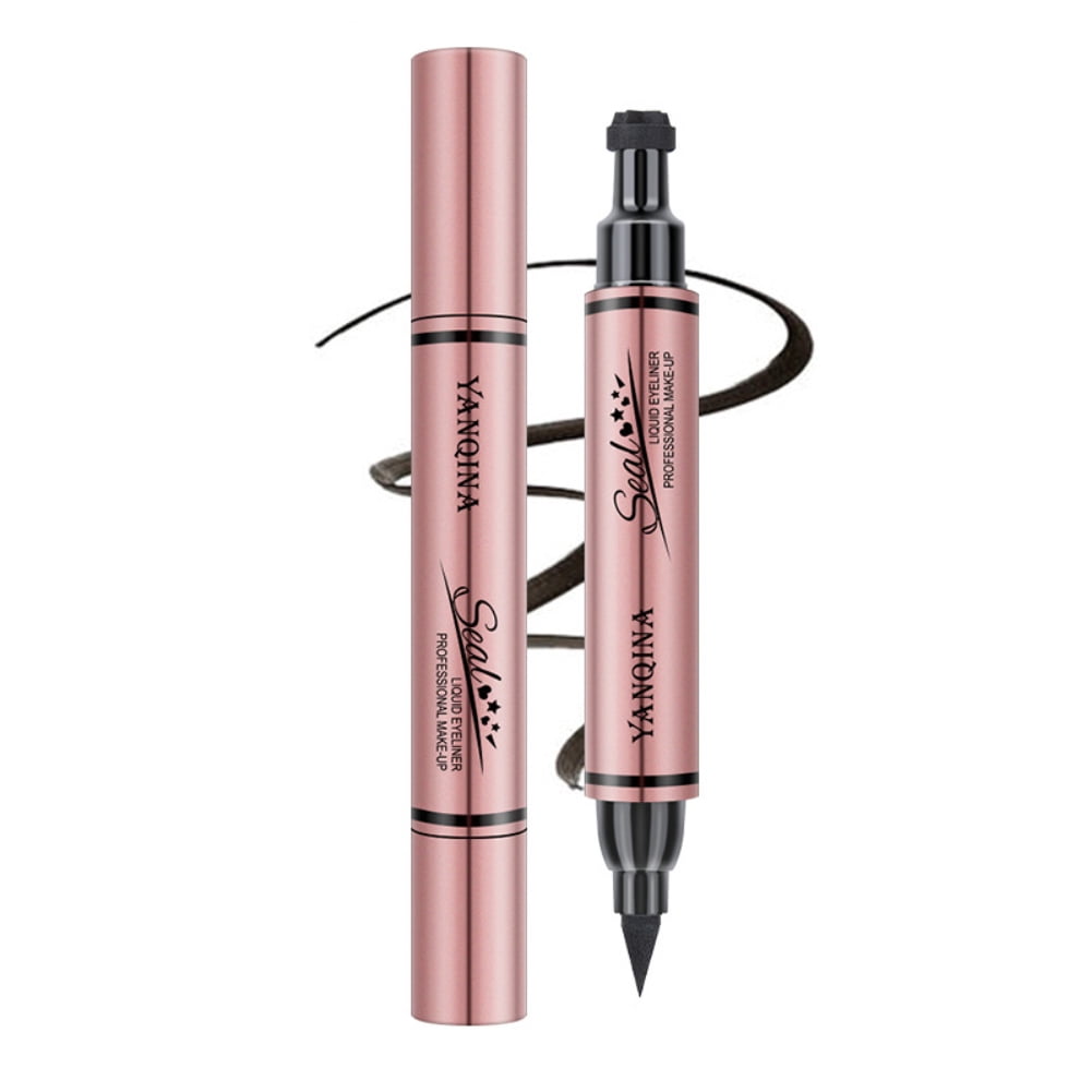 Double Wing Stamp Eyeliner Waterof and not easy to smudge - Walmart.com