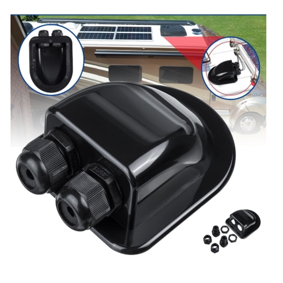 Double Wire Entry Gland Box Solar Panel Roof Wire Entry Gland Box Cable ...