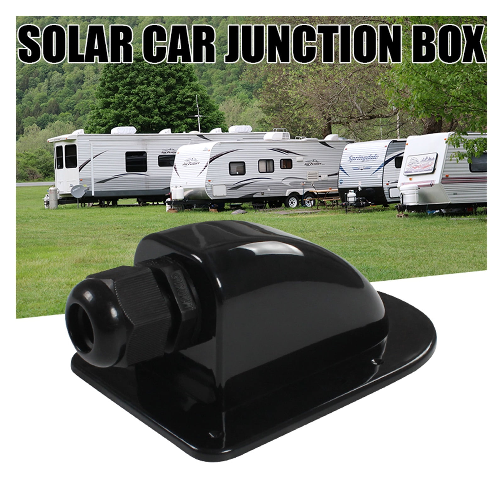 Double Wire Entry Gland Box Solar Panel Roof Wire Entry Gland Box Cable ...