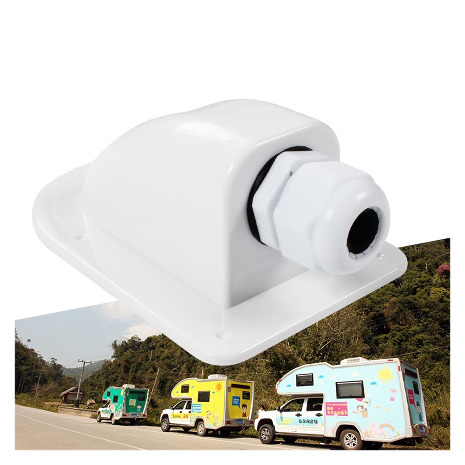 Double Wire Entry Gland Box Solar Panel Roof Wire Entry Gland Box Cable ...