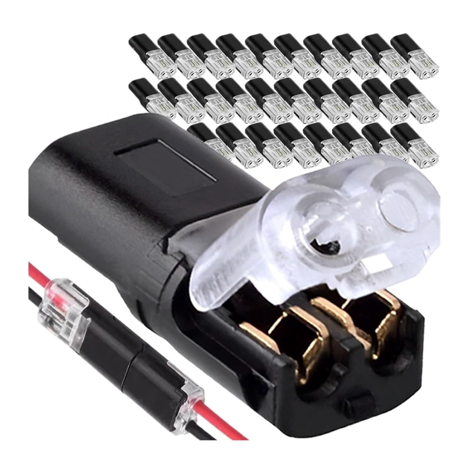 Double Wire Plug in Connector 200/400/800pcs Double Wire Plug-in ...
