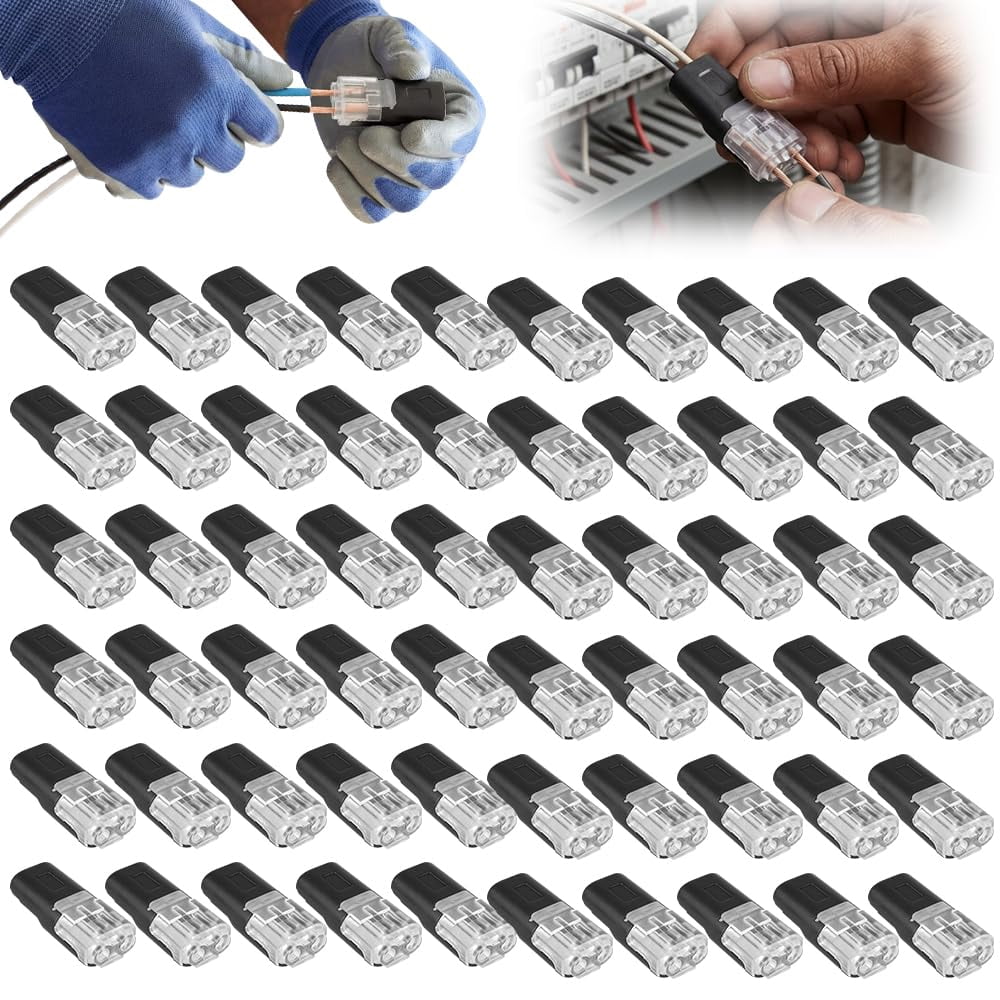 Double Wire Plug-in Connector with Locking Buckle, 2026 New Quick Plug ...
