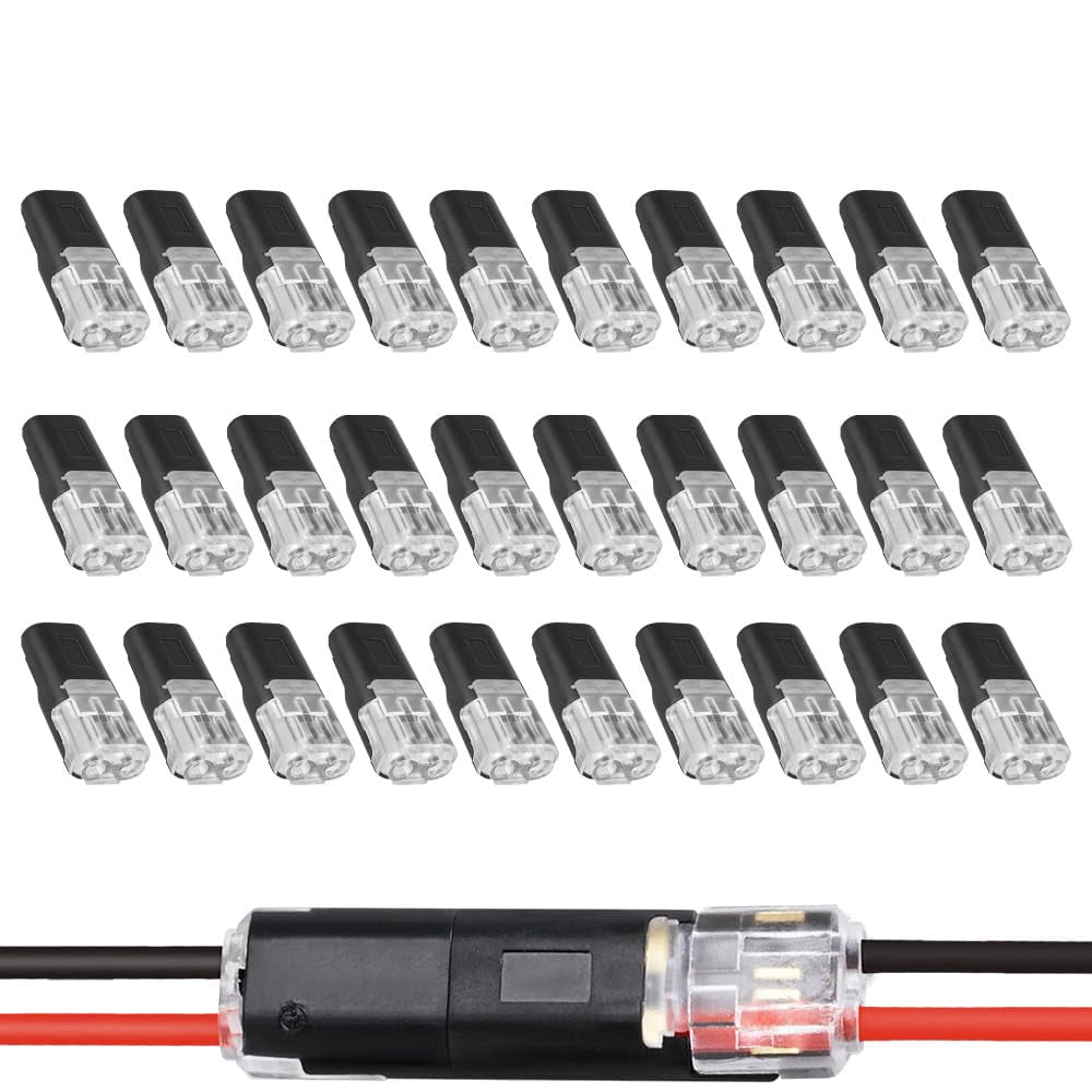 Double Wire Plug in Connector with Locking Buckle, 2026 New Secure Lock ...