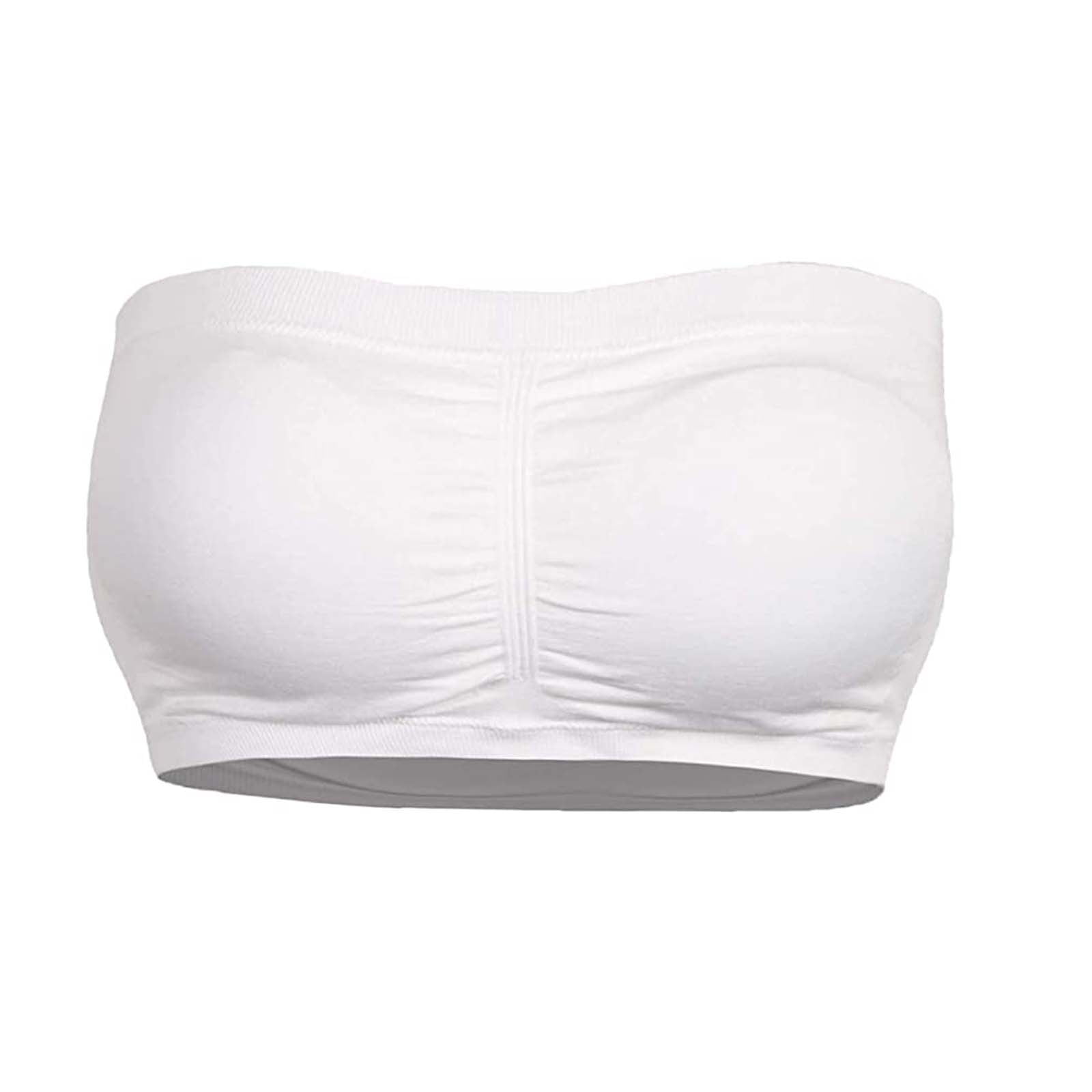 Double Women Plus Size Crop Spaghetti Strap Top Strapless Bra Bandeau ...