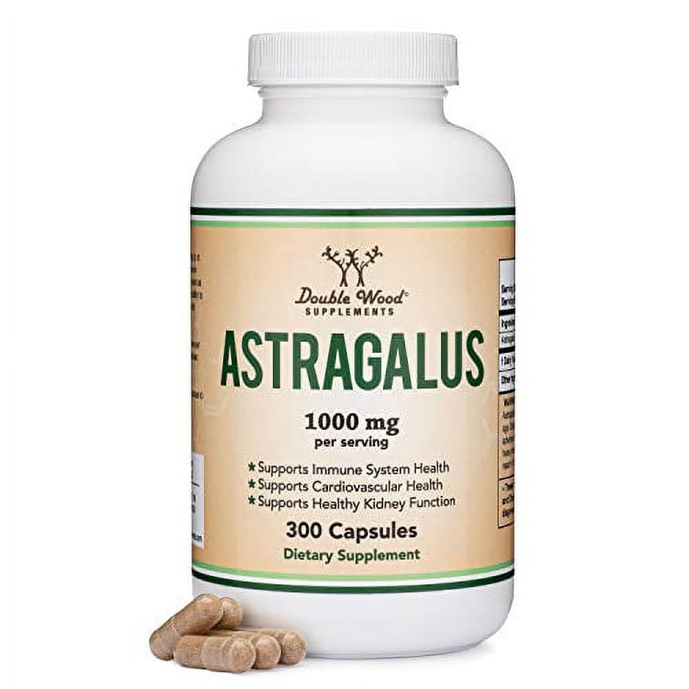 Double Wood Supplements Immune .. Boosting Astragalus 1000mg 300 ...