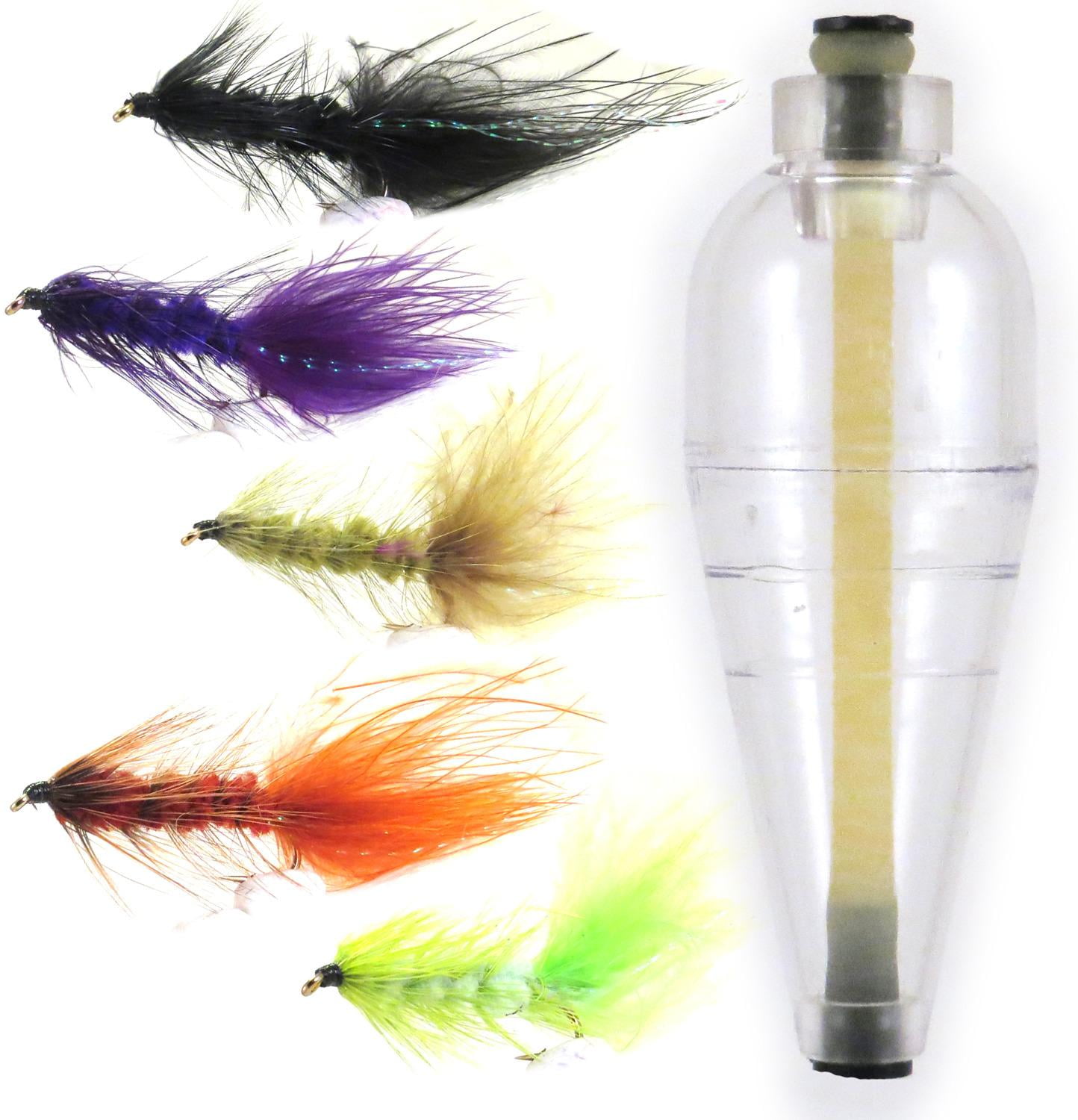 Double X Tackle 5pk A-Just-A-Bubble Wooley Fly Kit Assortment - Walmart.com