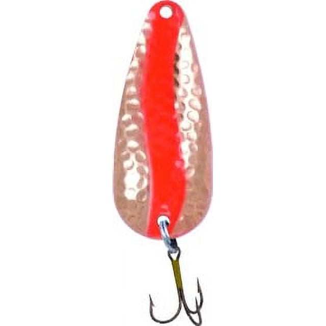 Double X Tackle Pot-o-gold Bass & Trout Spoon Fishing Lure, Hammered ...