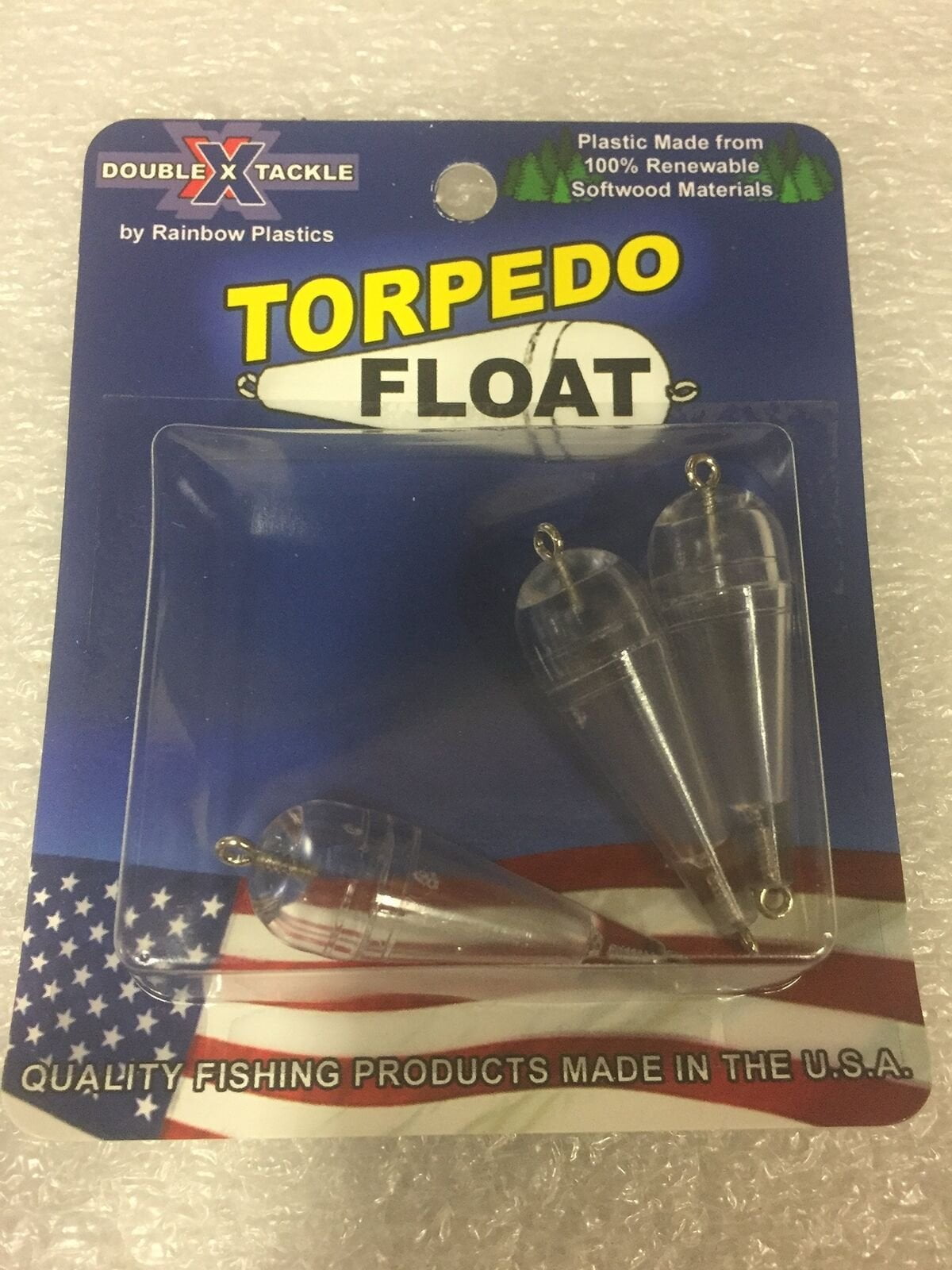 Double X Tackle TPS-4/3 Torpedo Float 3pk Chartreuse 1/8oz - Walmart.com