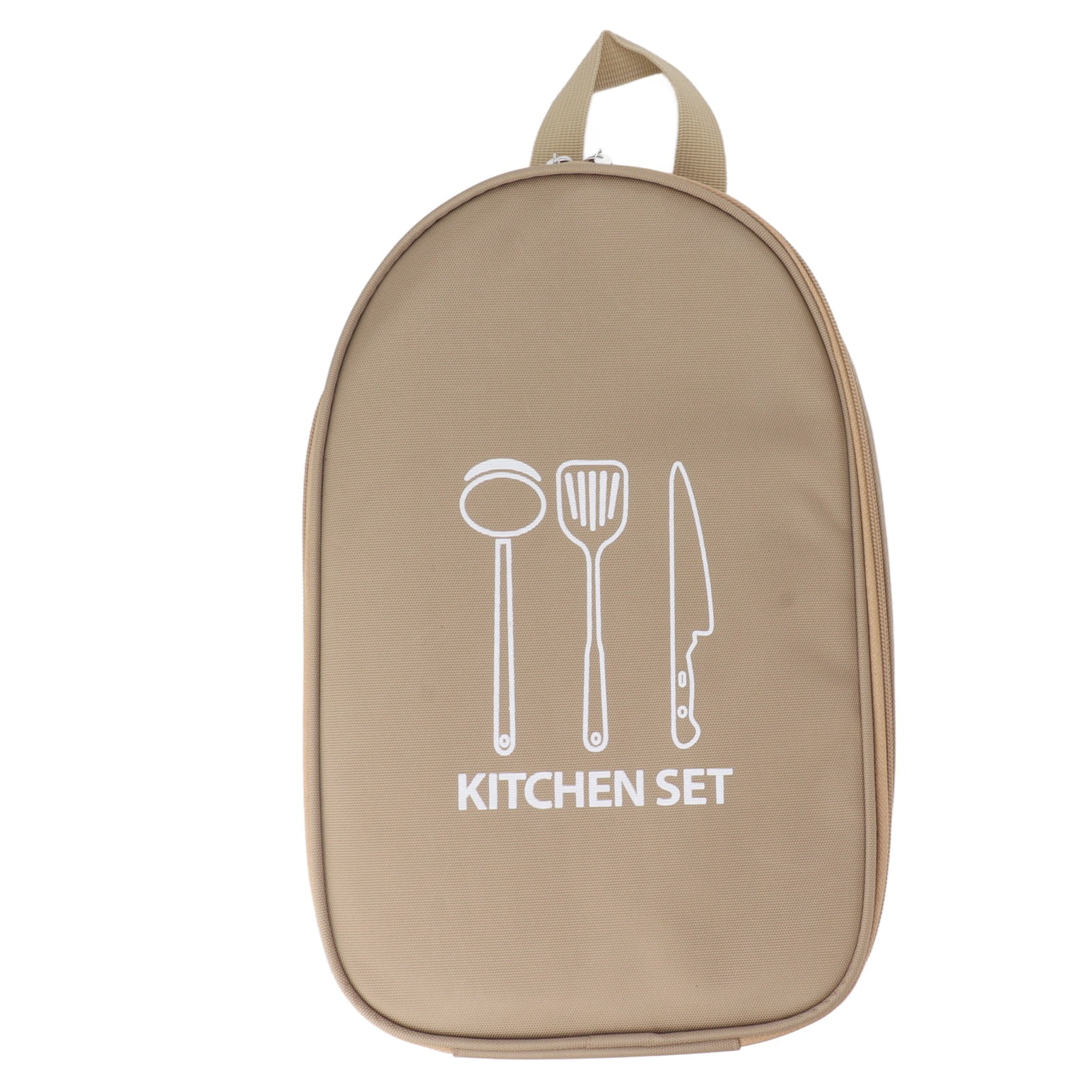 Double Zipper Design Camping Utensil Storage, Oxford Fabric Portable ...