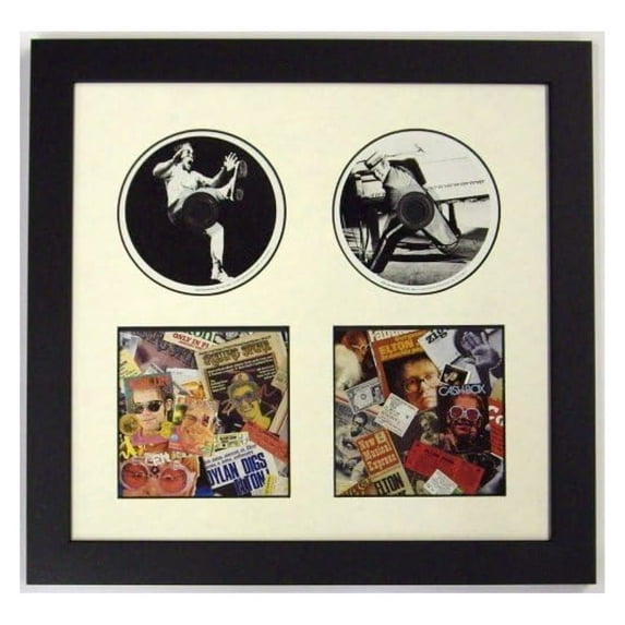 Double and Double Booklet Frame - Featuring White Mat Design Glass ...