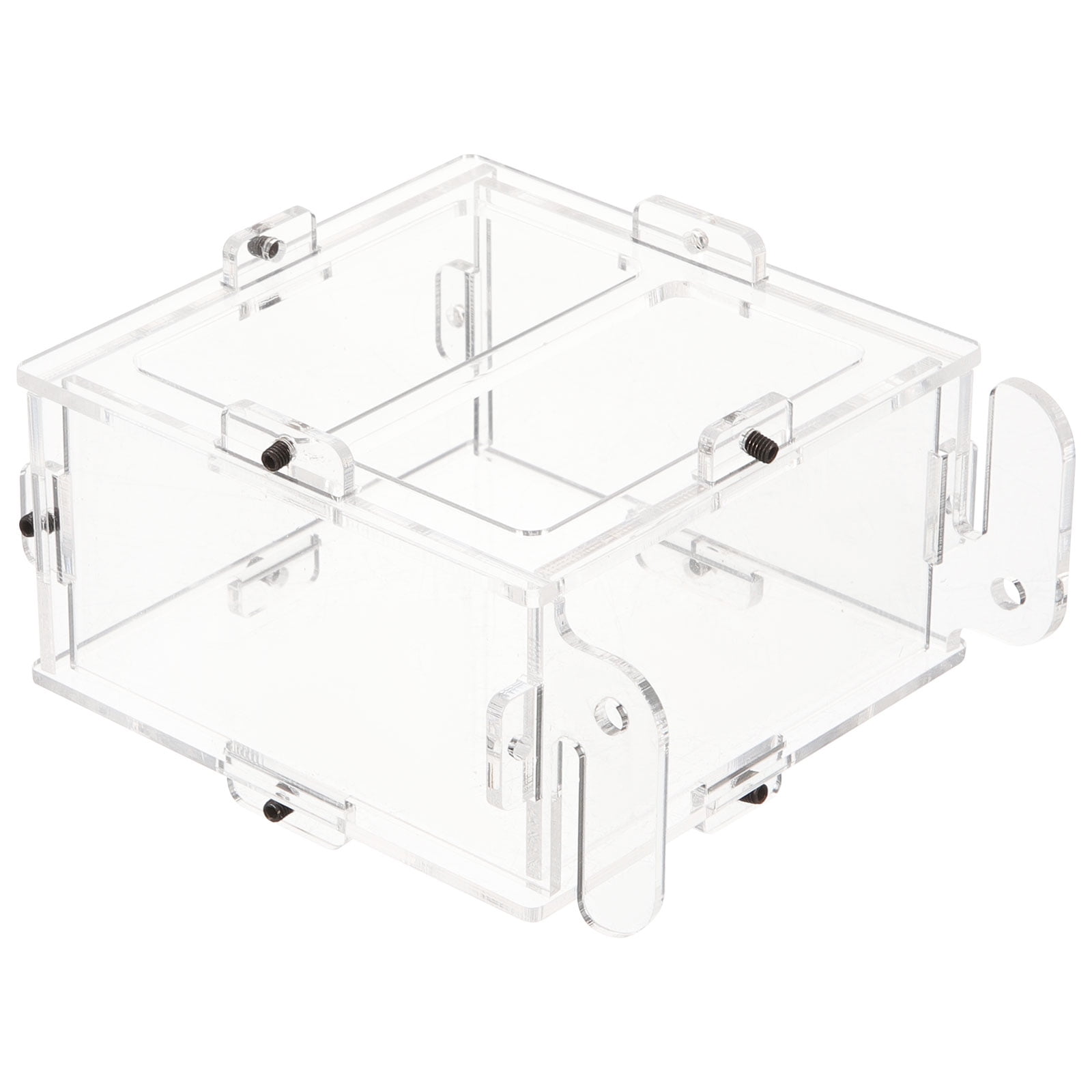Double-compartment Design Splash-proof Food Box Acrylic Material ...