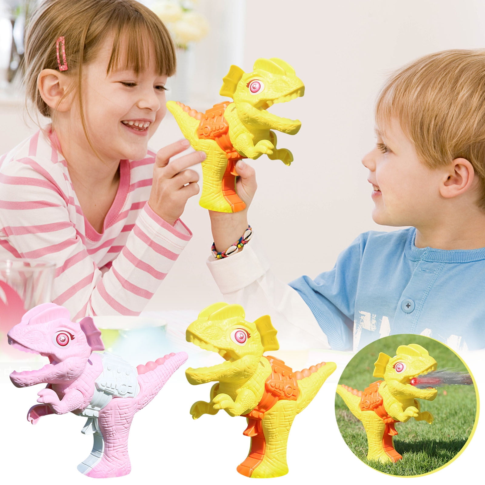 Double-crowned Dinosaur Children's Toy Spray Baby Playing In Water ...