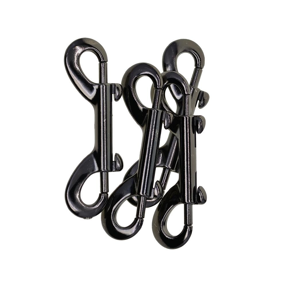 Double-ended clip hook swivel key chain quantity selectable made of 4 ...