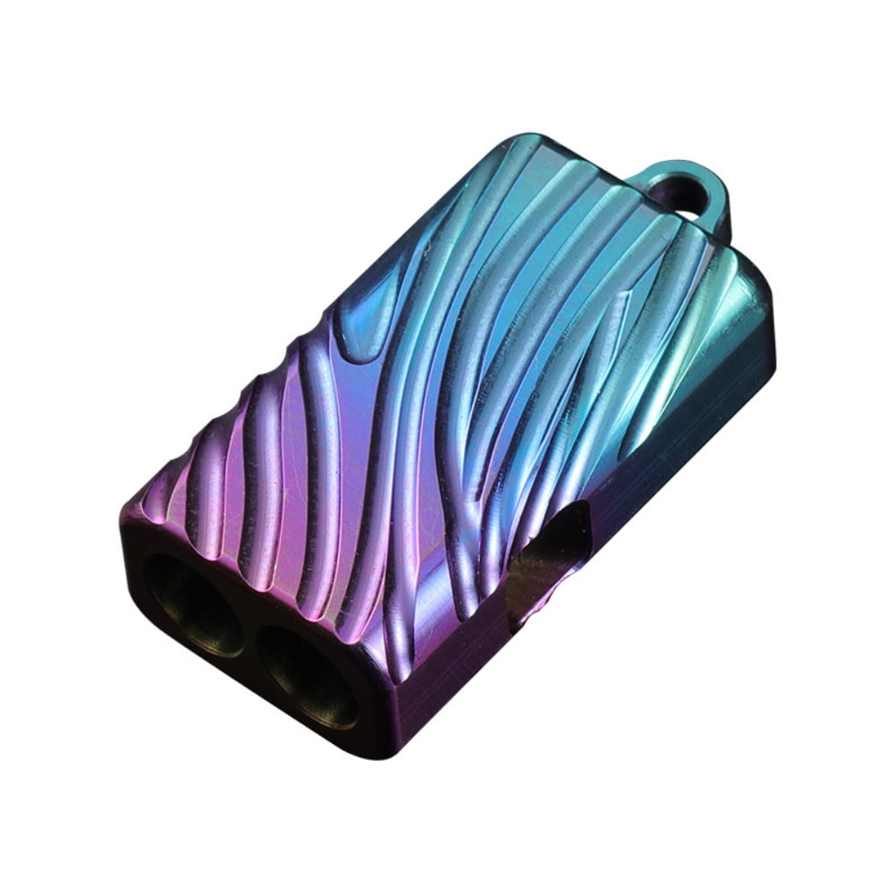 Double-frequency Titanium Alloy Emergency Survival Whistle Outdoor ...