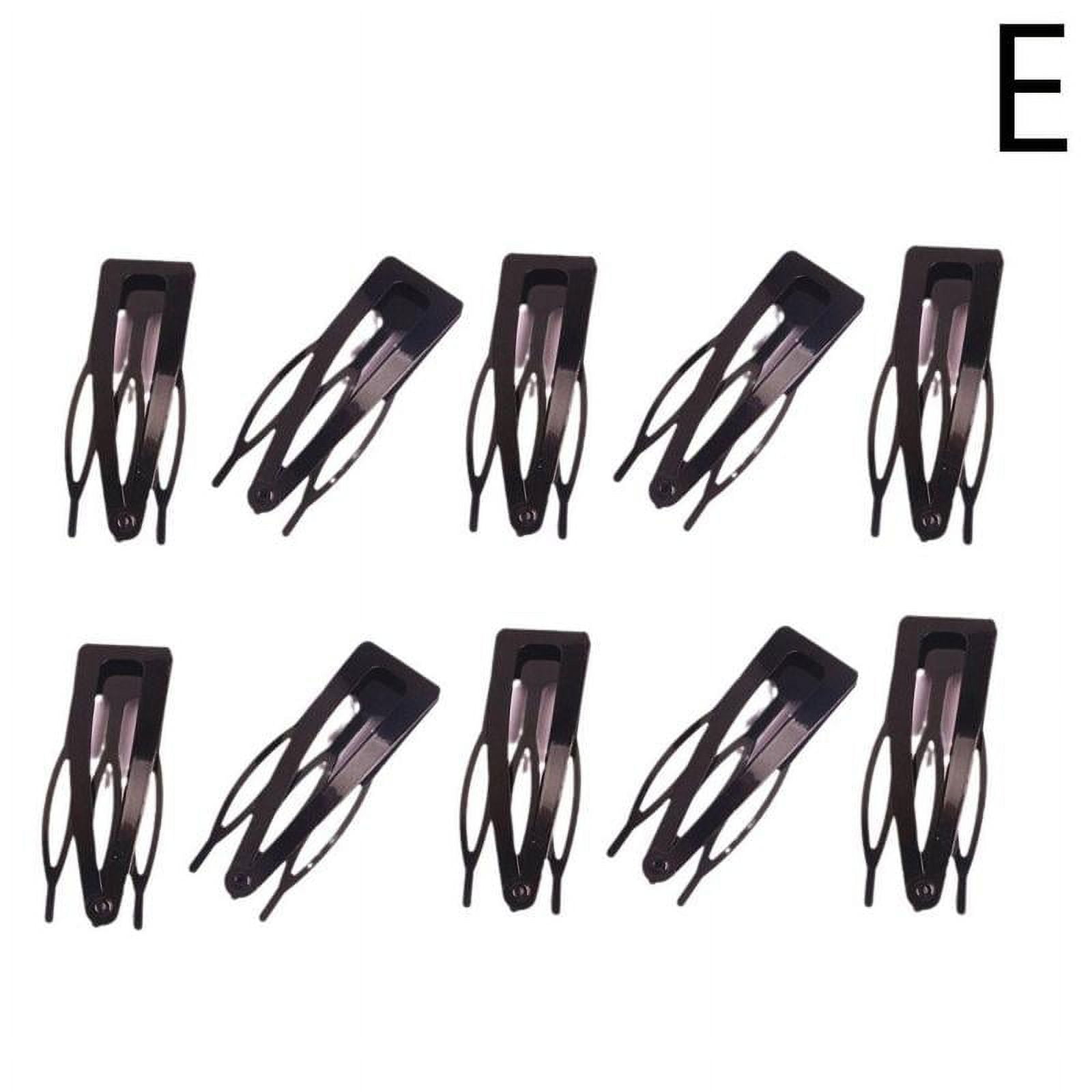 Double-grip Hair Side Clips Metal Snap Barrettes Hair Tools Women UK ...