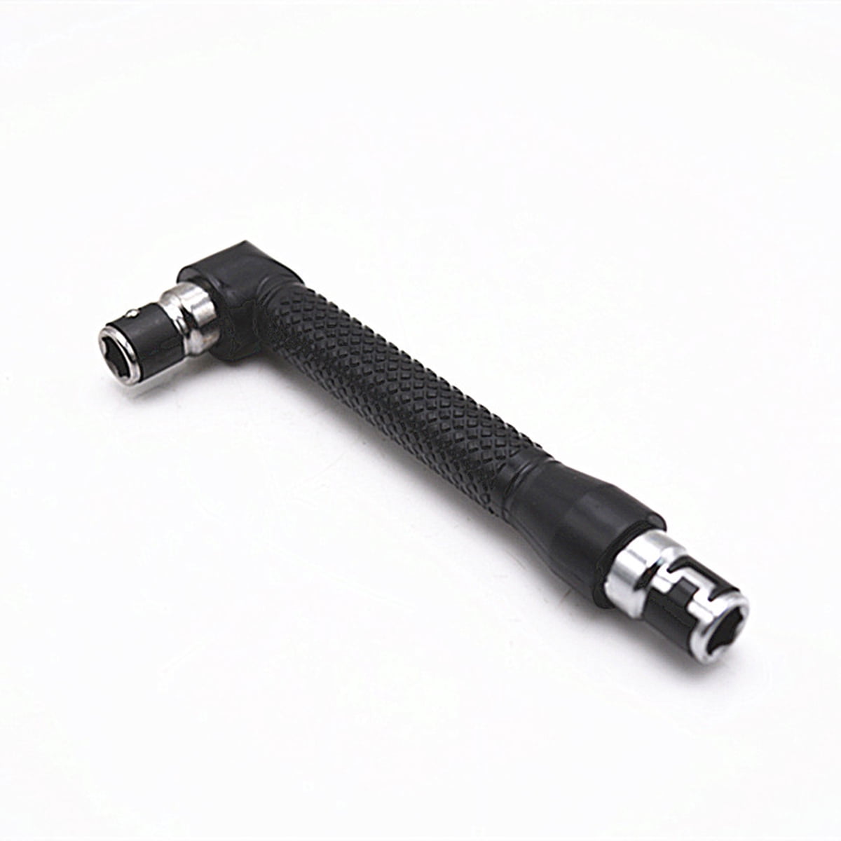 Double-headed L-shaped Socket Wrench Extension Handle Screwdriver 1/4'' Hex 90 Degree Right ...