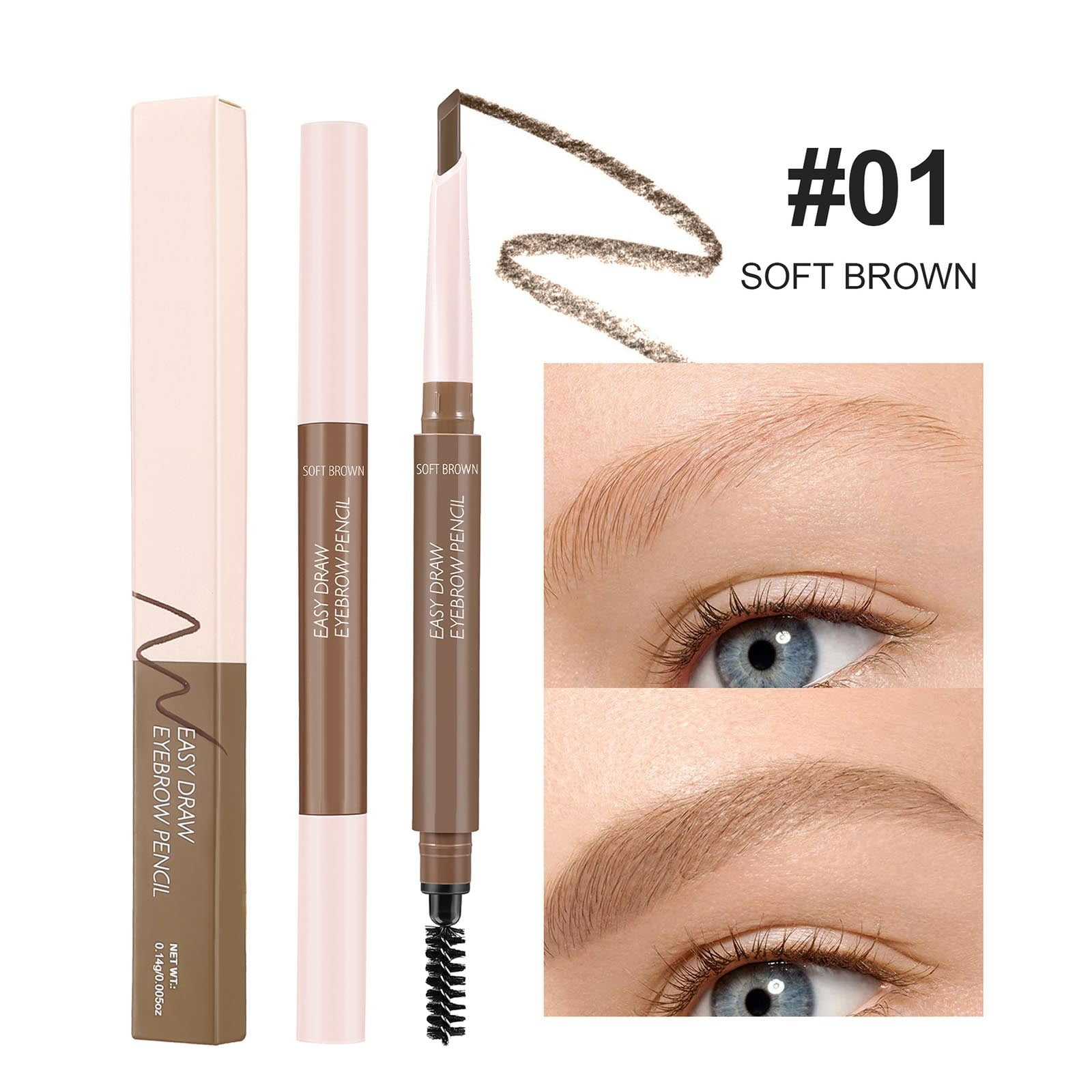 CCMAOLU 2025 New Double-headed Machetes Eyebrow Pencil Verys Fine ...