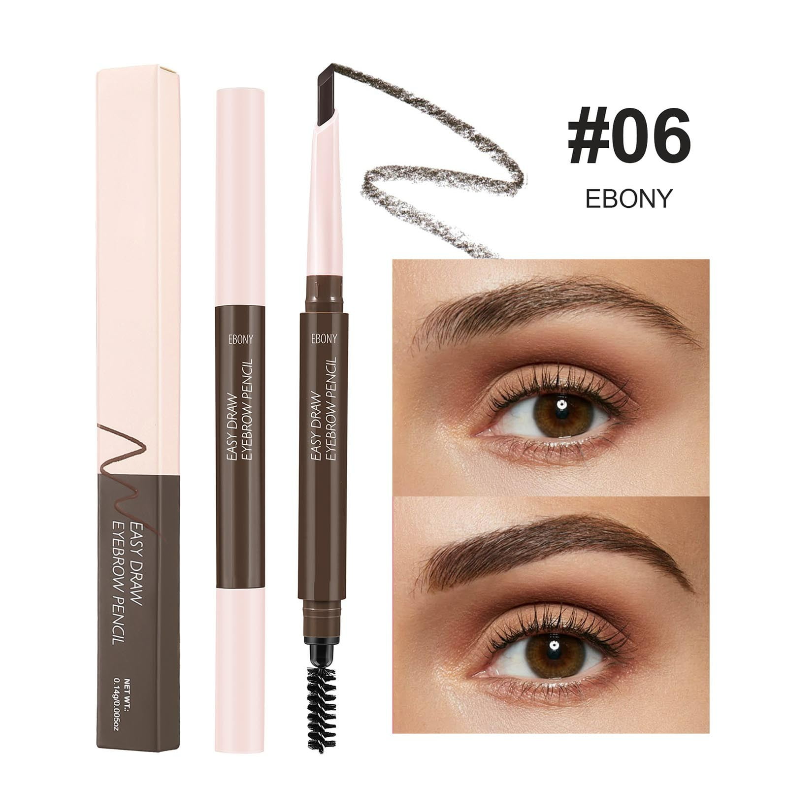 CCMAOLU 2025 New Double-headed Machetes Eyebrow Pencil Verys Fine ...