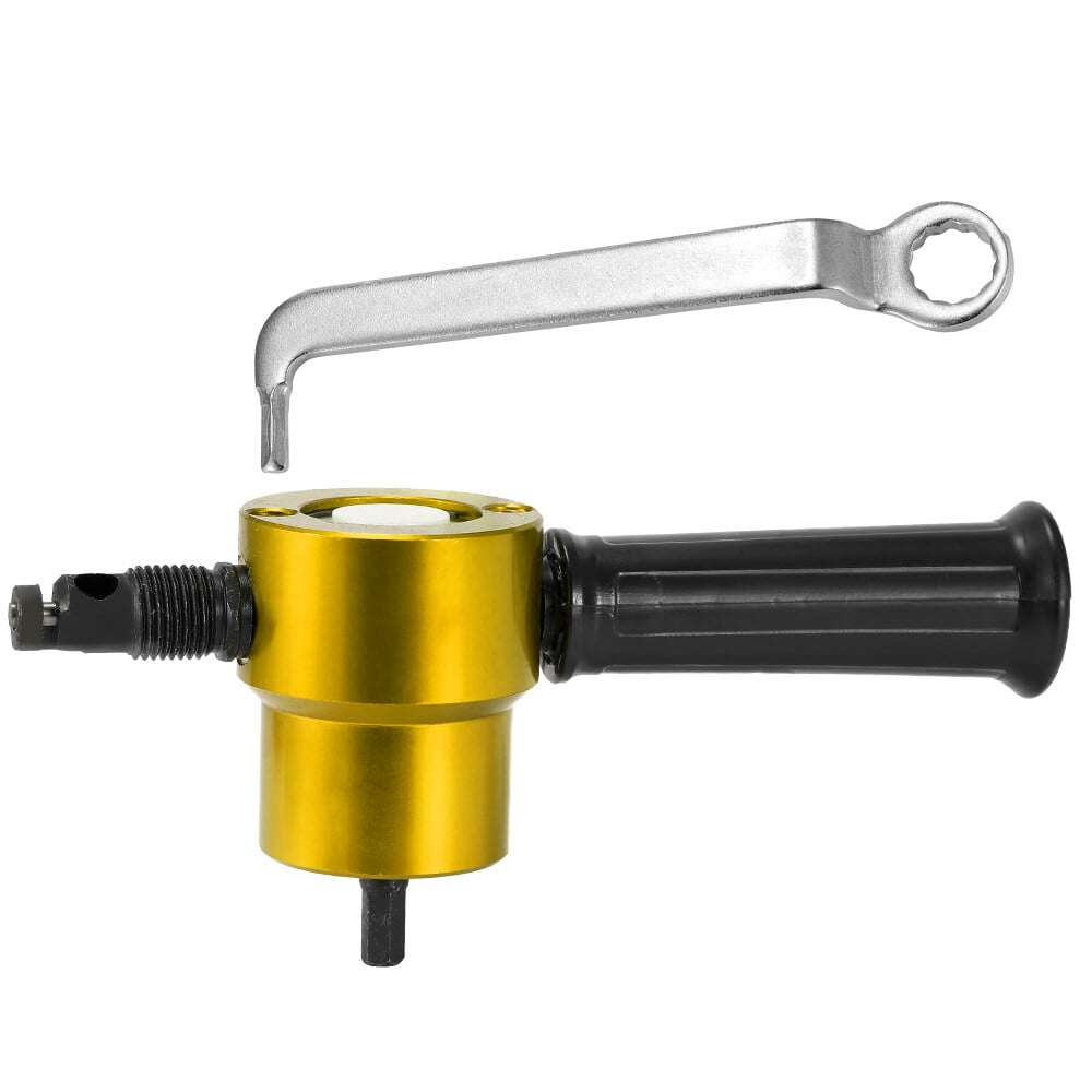 Double-headed Sheet Metal Nibbler Cutter 360 Degree Adjustable Drill ...