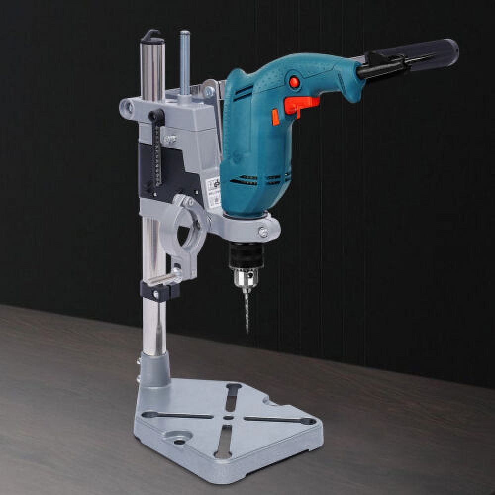 Double-hole Electric Drill Holder Clamp Bracket Stand Bench Press Power ...